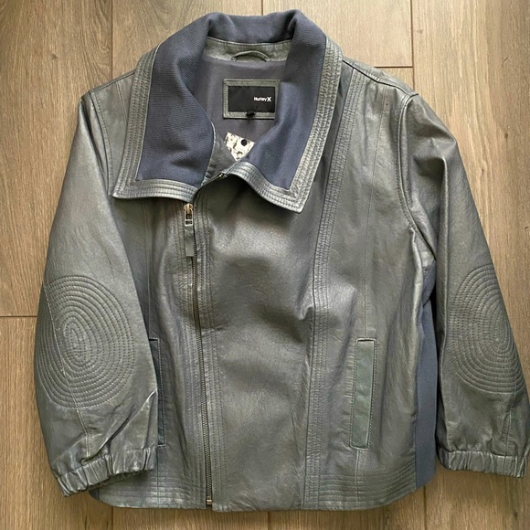 Hurley | Jackets & Coats | Hurley Leather Jacket | Poshmark
